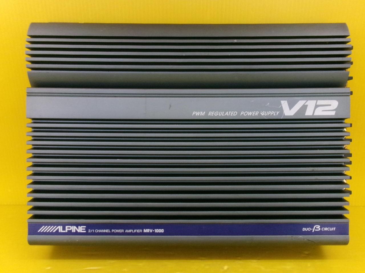 ALPINE (アルパイン) MRV-1000 | 中古品 | アップガレージ 山形鶴岡店 | カー用品 アンプを通販で購入する | 中古カー ...