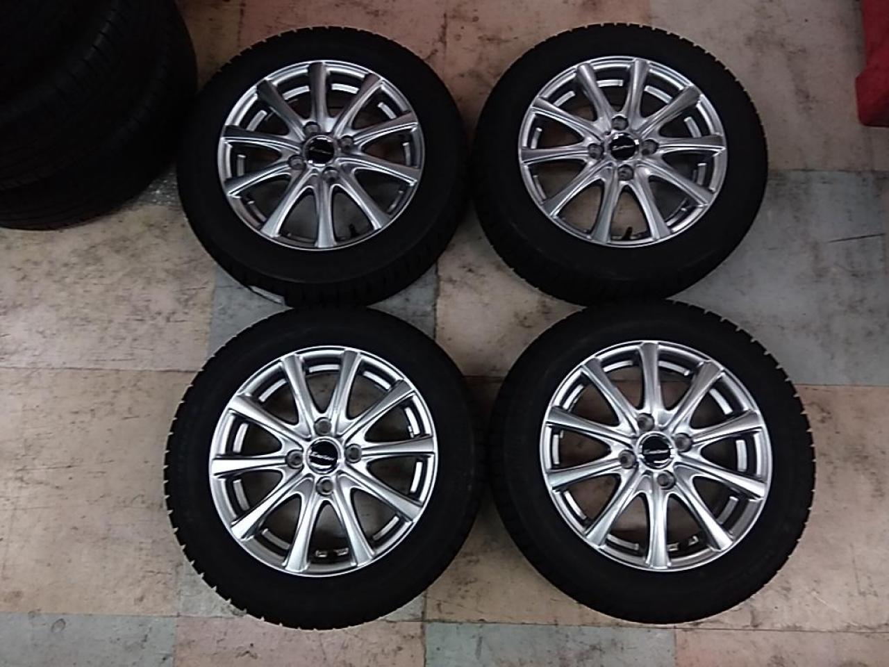 【HOT STUFF(ホットスタッフ)】Exceeder(エクシーダー) E02+【BRIDGESTONE】ICEPARTNER2 | カー用品 スタッドレスタイヤホイールセット 14インチ ...