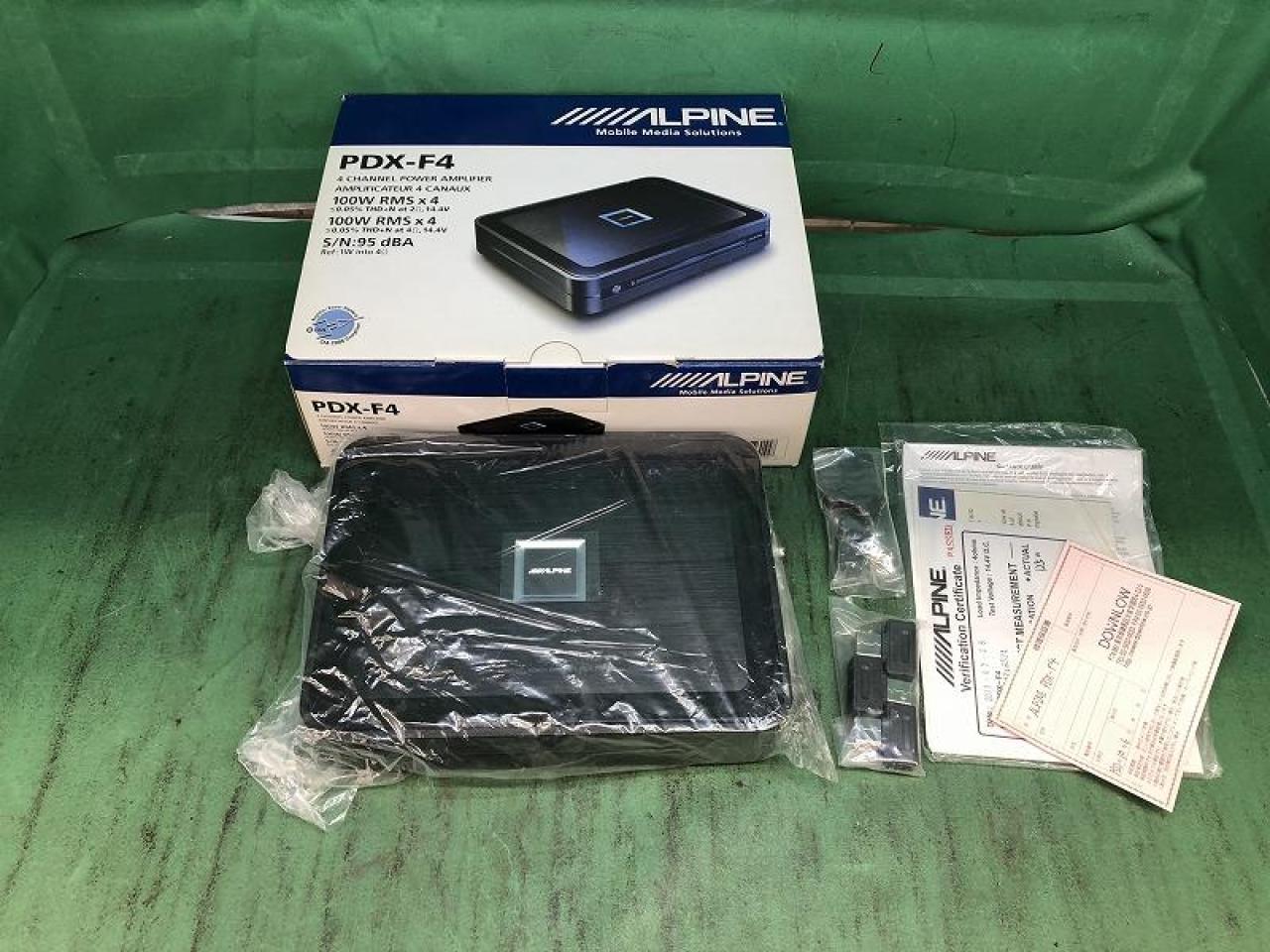 【ALPINE】[PDX-F4]デジタルパワーアンプ | カー用品 アンプを通販で購入する | 中古カー＆バイク用品の販売ならアップガレージ