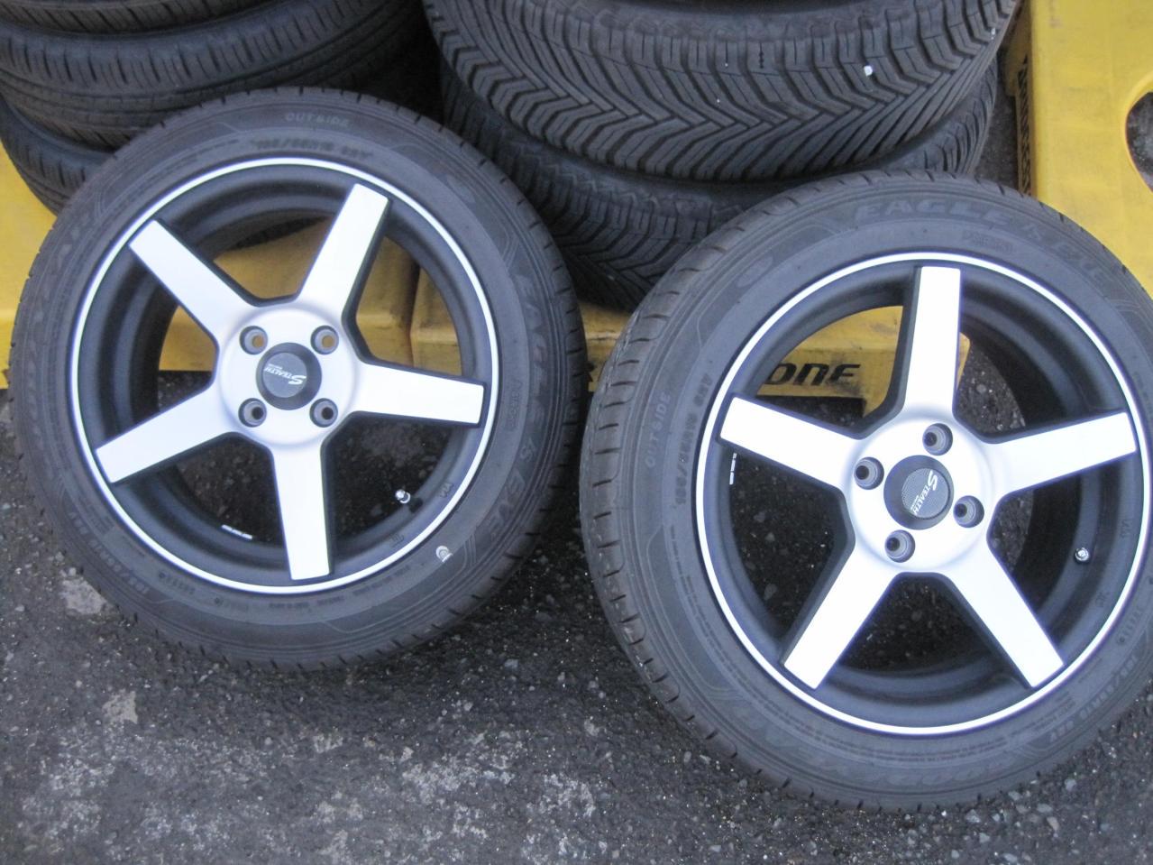 【STEALTH Racing】SPEC-02+【GOODYEAR】EAGLE LS EXE ※2本セット | カー用品 タイヤホイールセット ...
