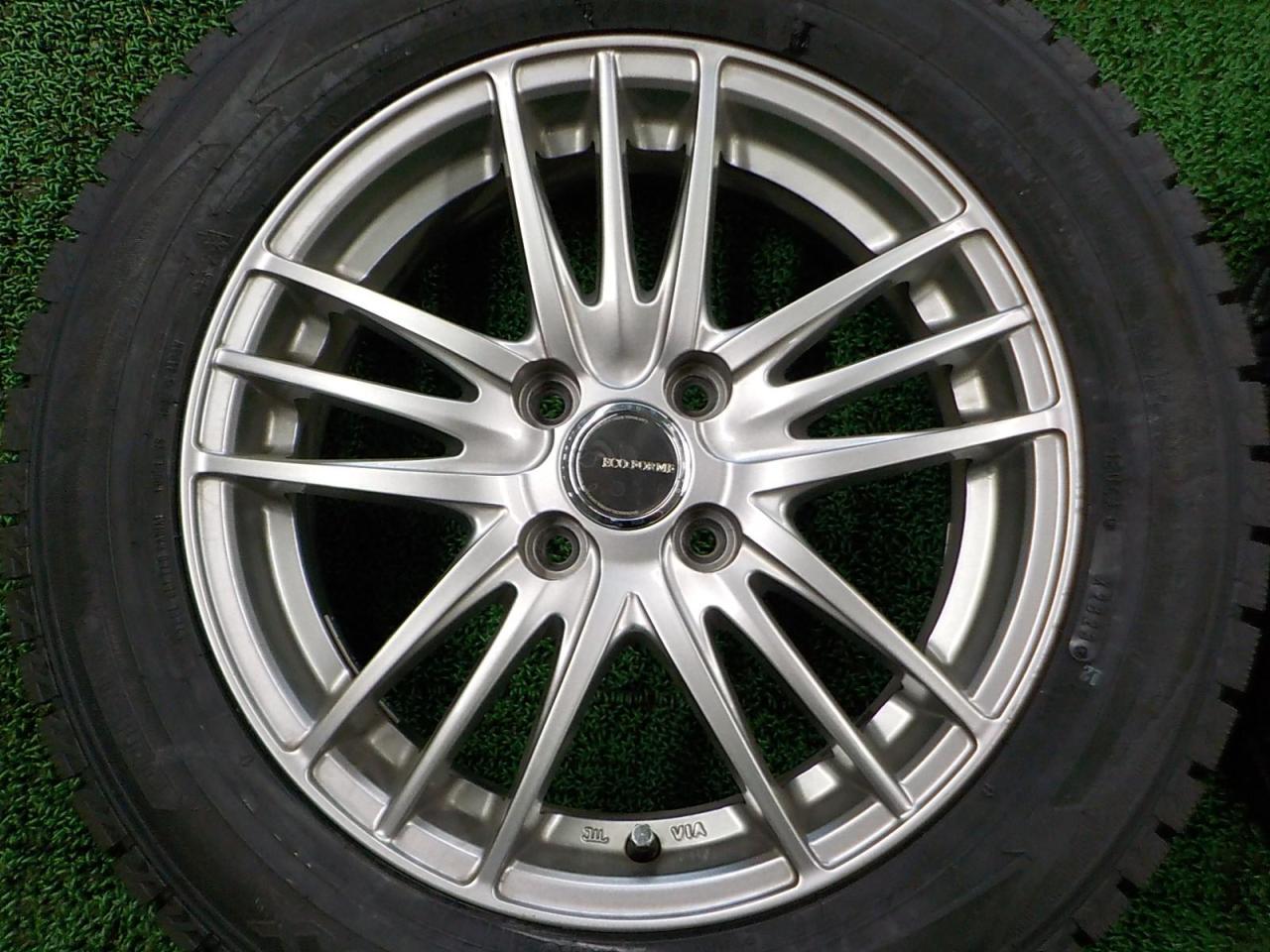 【中古W/新品T】 BRIDGESTONE ECO FORME SE-18 + DUNLOP WINTERMAXX WM02 新品スタッドレスタイヤ 4本セット | カー用品 スタッドレス ...