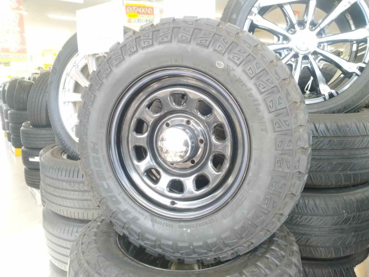 【☆試着無料☆】MLJ DAYTONA SS + Tracmax X-privilo M/T | カー用品 タイヤホイールセット 16インチタイヤホイールセットを通販で購入する | 中古カー ...