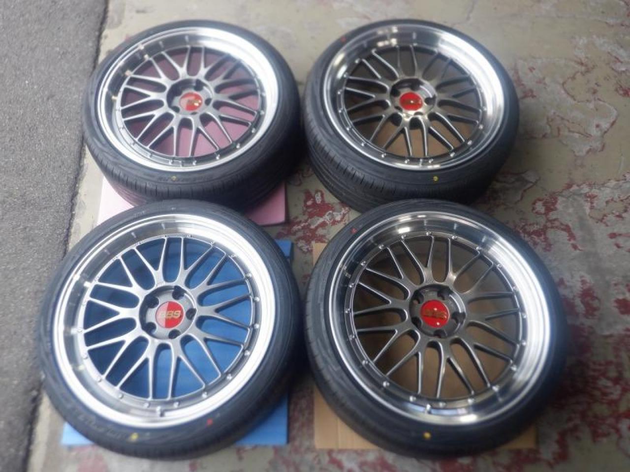 6 値下げしました。 【国産新品特価タイヤ付き】BBS LM LM240/LM241 チャンピオンエディションカラー + YOKOHAMA BluEarth RV-03 | 中古品 | アップ ...