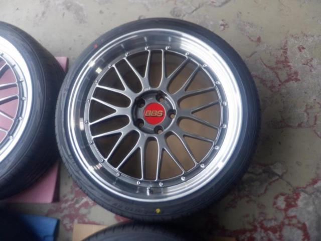 6 値下げしました。 【国産新品特価タイヤ付き】BBS LM LM240/LM241 チャンピオンエディションカラー + YOKOHAMA BluEarth RV-03 | 中古品 | アップ ...