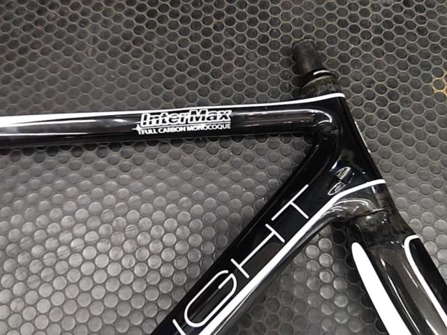InterMax X-LIGHT 2012-13年頃? カーボンロードバイクフレーム ブラック/ホワイト★値下げしました!!★ | 自転車 フレーム ロードバイク用フレームを通販で購入する ...