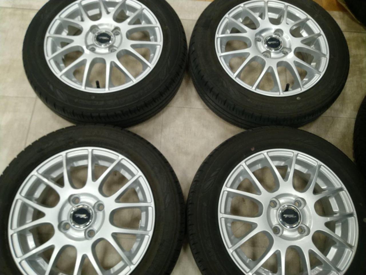 BRIDGESTONE TOPRUN+DUNLOP ENASAVE EC300+ | カー用品 タイヤホイールセット 14インチタイヤホイールセットの通販 | アップガレージ 中古カー＆バイク ...