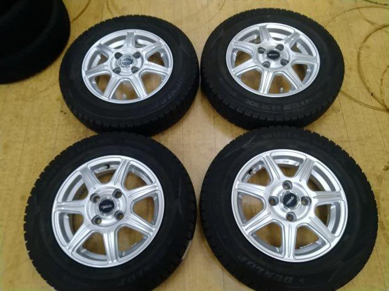 BRIDGESTONE TOPRUN R7 + DUNLOP WINTERMAXX WM02 | カー用品 スタッドレスタイヤホイールセット 13インチスタッドレスタイヤホイールセットを通販で ...