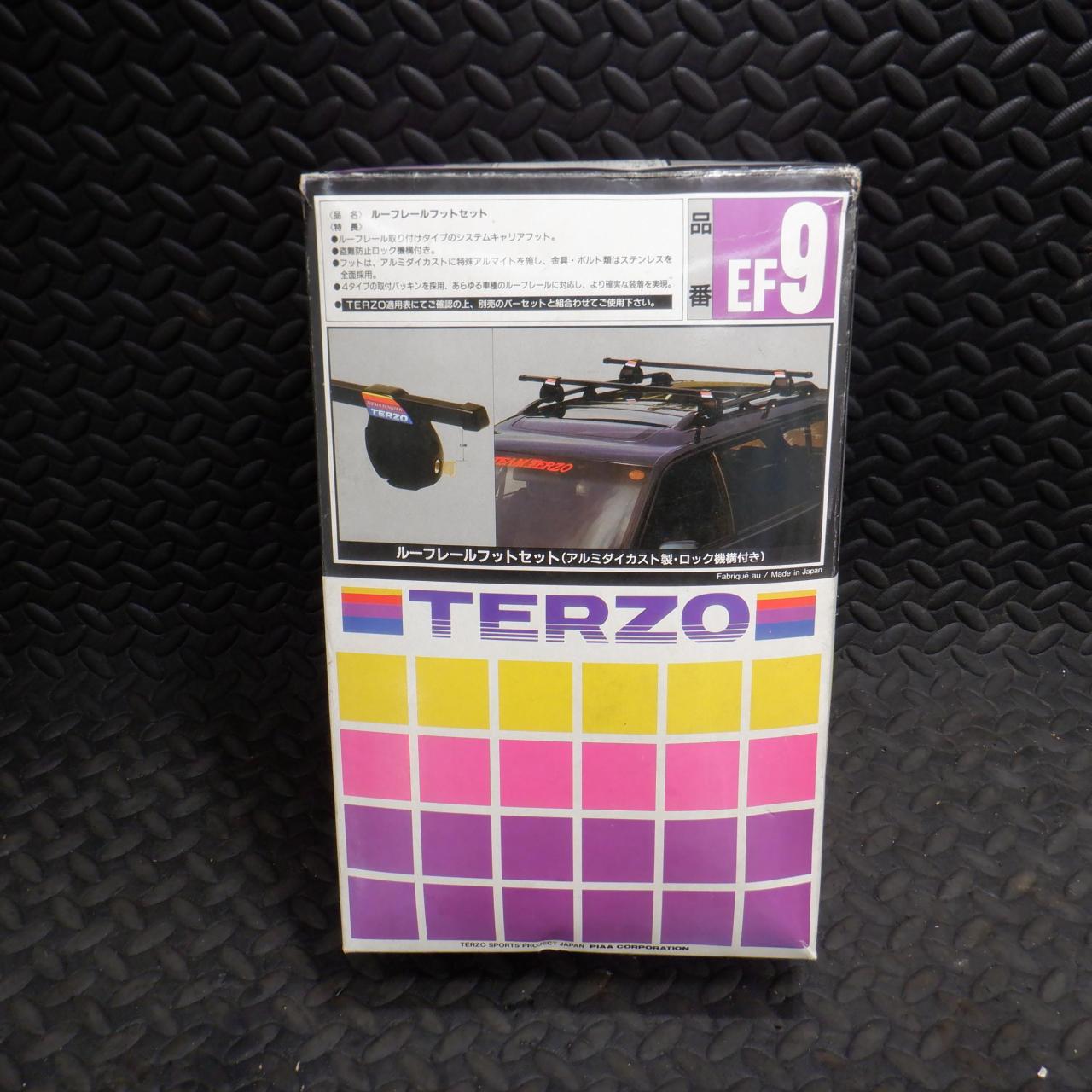 ☆TERZO EF9 ルーフレール車用ベースフットセット | カー用品 キャリアを通販で購入する | 中古カー＆バイク用品の販売ならアップガレージ