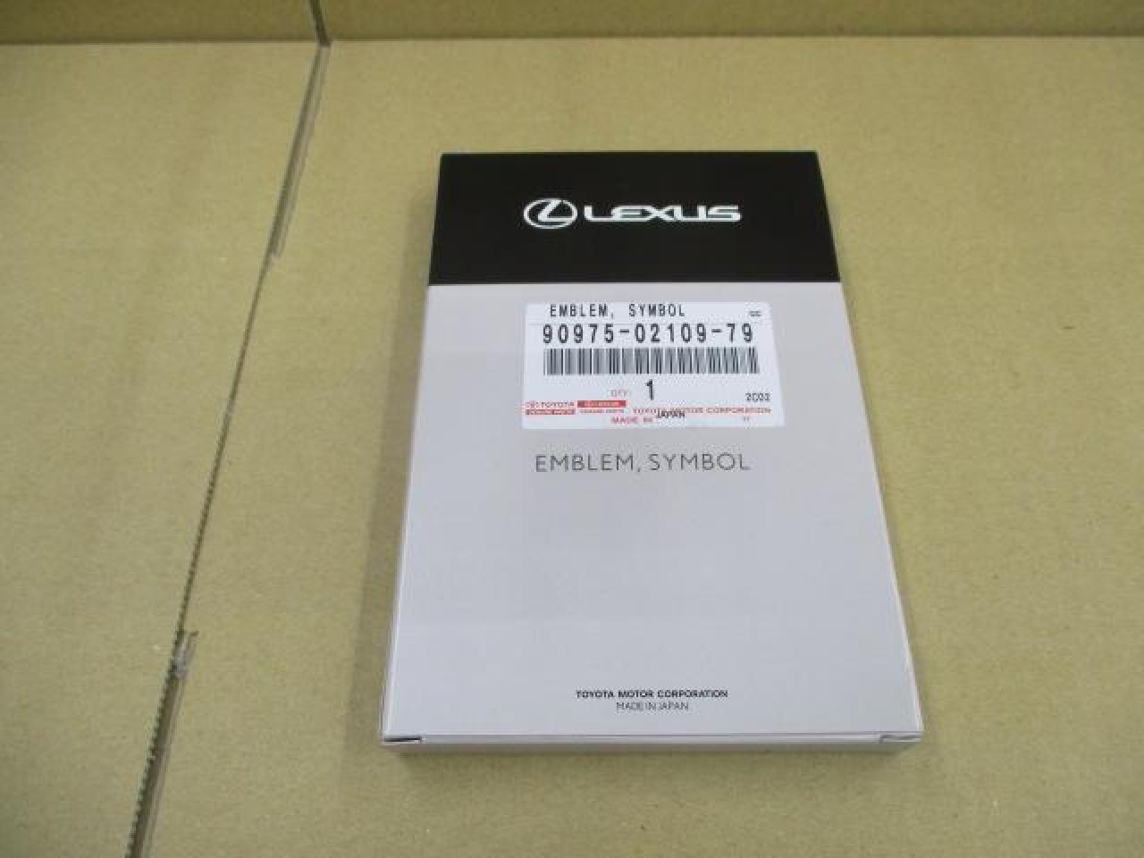 レクサス純正 エンブレム 90975-02109-79 | カー用品 その他(カスタム・チューニング) その他ドレスアップを通販で購入する ...