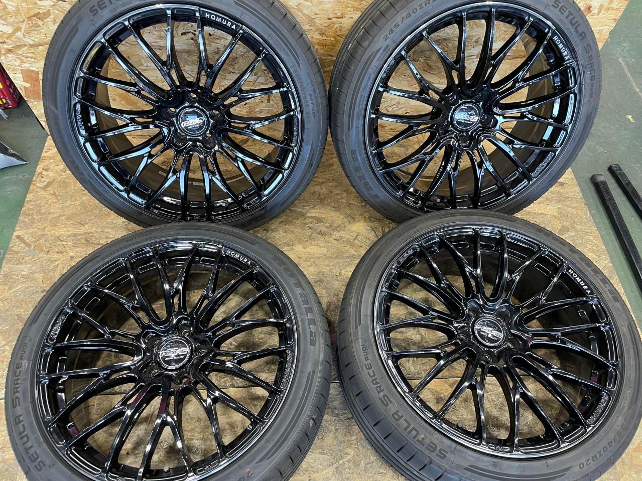 〓★値下げしました!!★〓 RAYS(レイズ) HOMURA(ホムラ) 2×10BD + Rotalla RU01 | カー用品 タイヤ ...