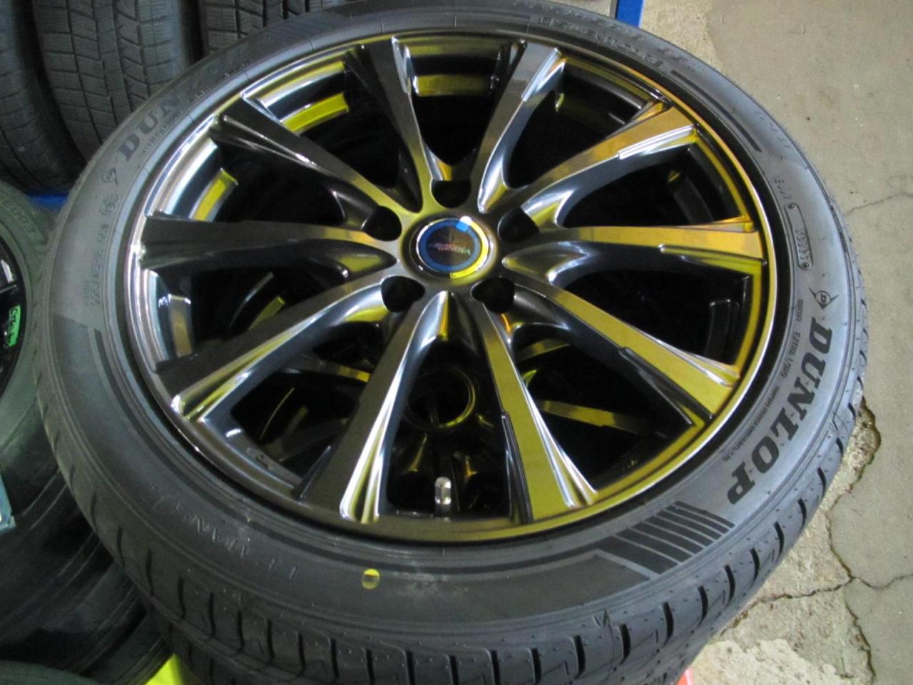 DUNLOP(ﾀﾞﾝﾛｯﾌﾟ) AIRNOVA SB10 + DUNLOP(ﾀﾞﾝﾛｯﾌﾟ) DUNLOP(ﾀﾞﾝﾛｯﾌﾟ) LE MANSⅤ+ | カー用品 タイヤホイールセット 18インチ ...