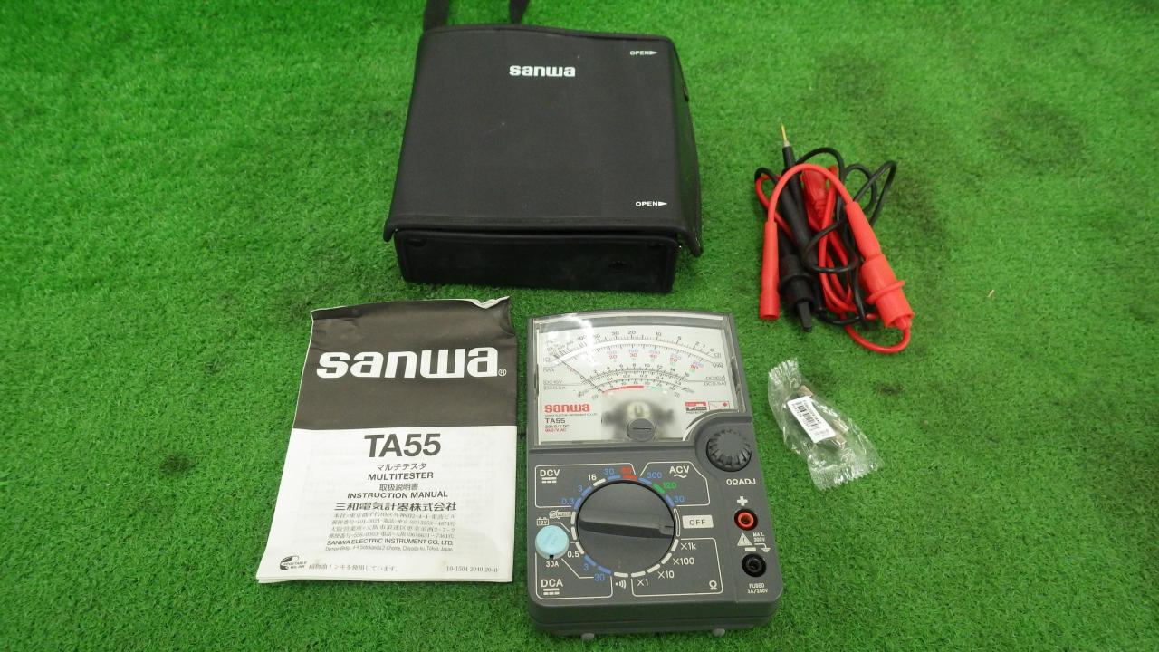 【令和6年5月プライスダウン♪】SANWA TA55 マルチテスター | カー用品 メンテナンス 工具を通販で購入する | 中古カー＆バイク用品の販売ならアップガレージ