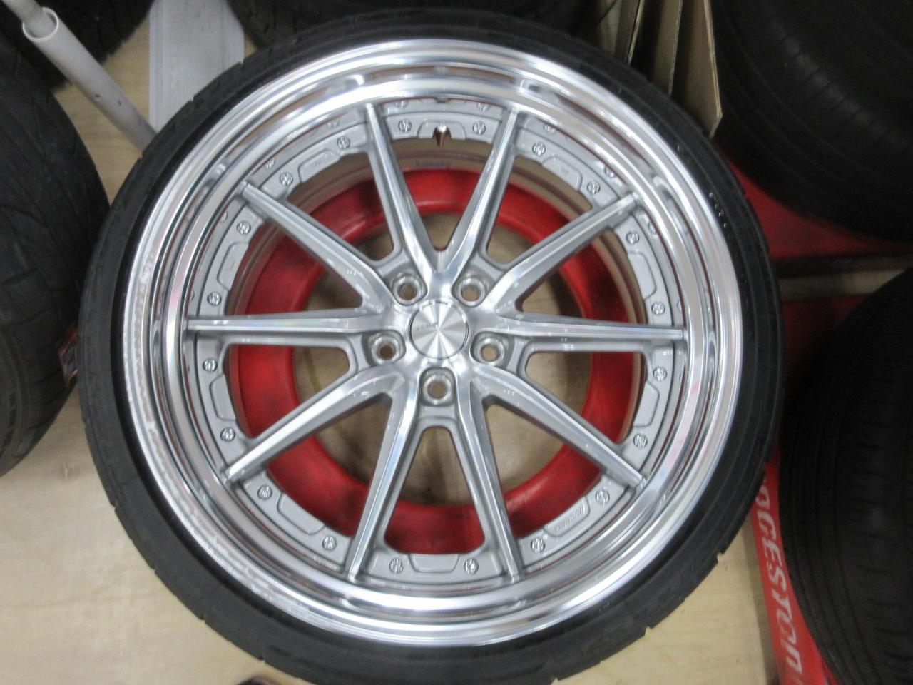 WORK(ワーク) LANVEC LS10 + NITTO(ニットー) NT555 G2 | カー用品 タイヤホイールセット 21インチタイヤホイールセットを通販で購入する | 中古カー ...