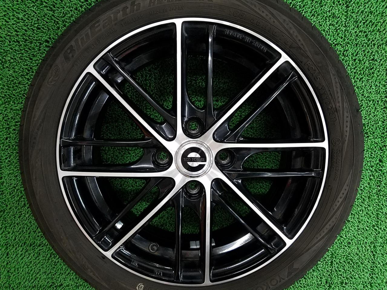 BRIDGESTONE ECO FORME CRS 111 + YOKOHAMA BluEarth RV-02 CK | カー用品 タイヤホイールセット 15インチタイヤホイールセットの通販 ...