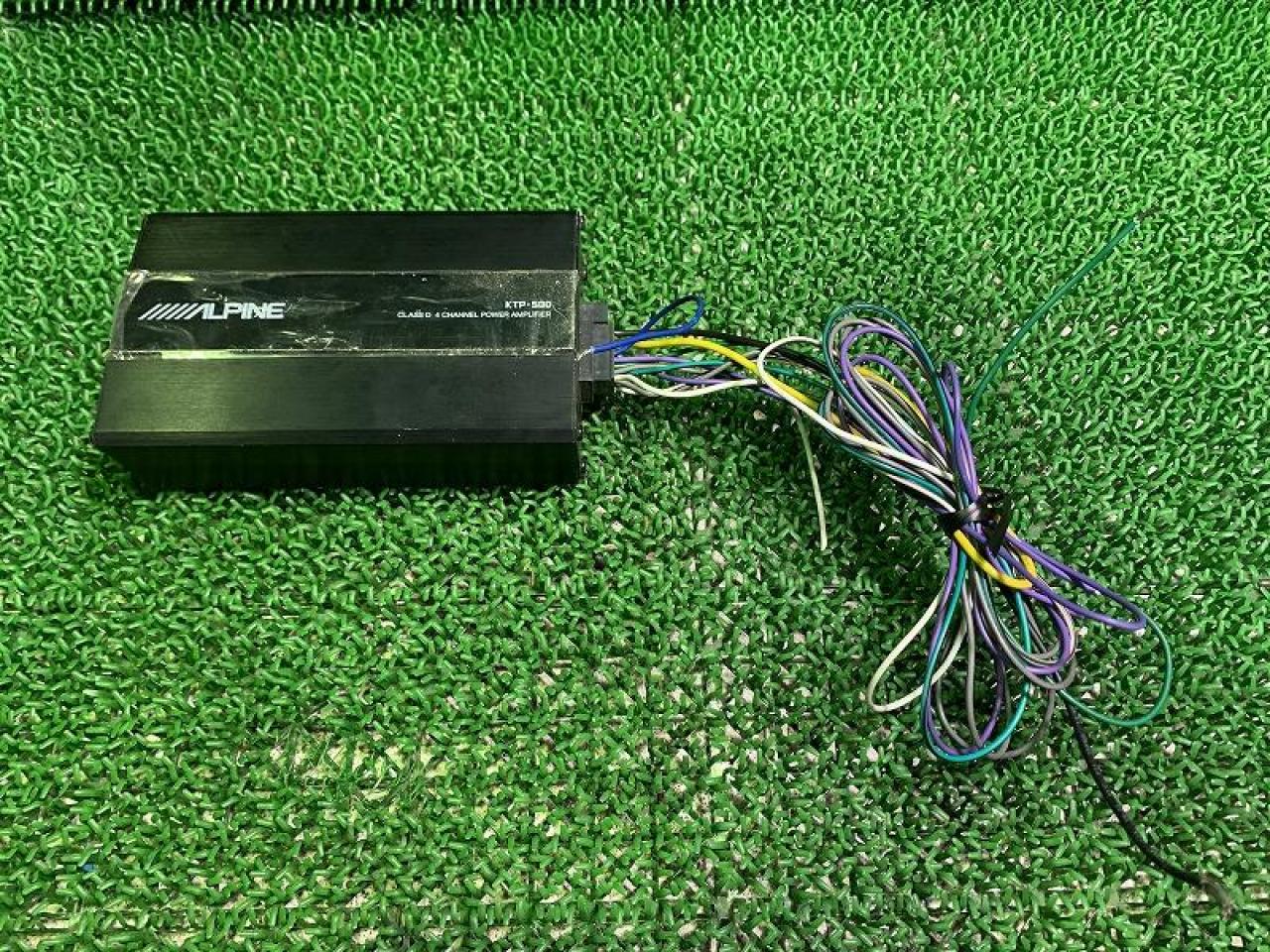 【最終値下げ!!】 ALPINE KTP-500 4チャンネル | カー用品 アンプを通販で購入する | 中古カー＆バイク用品の販売ならアップガレージ