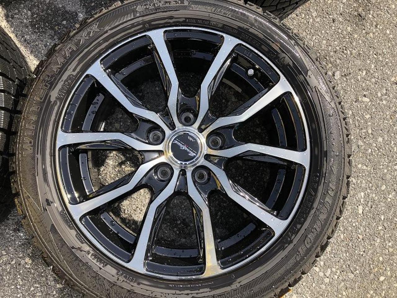 MID Euro Speed + DUNLOP(ダンロップ) WINTERMAXX WM02 195/55R16 4本セット | カー用品 スタッドレスタイヤホイールセット 16インチ ...