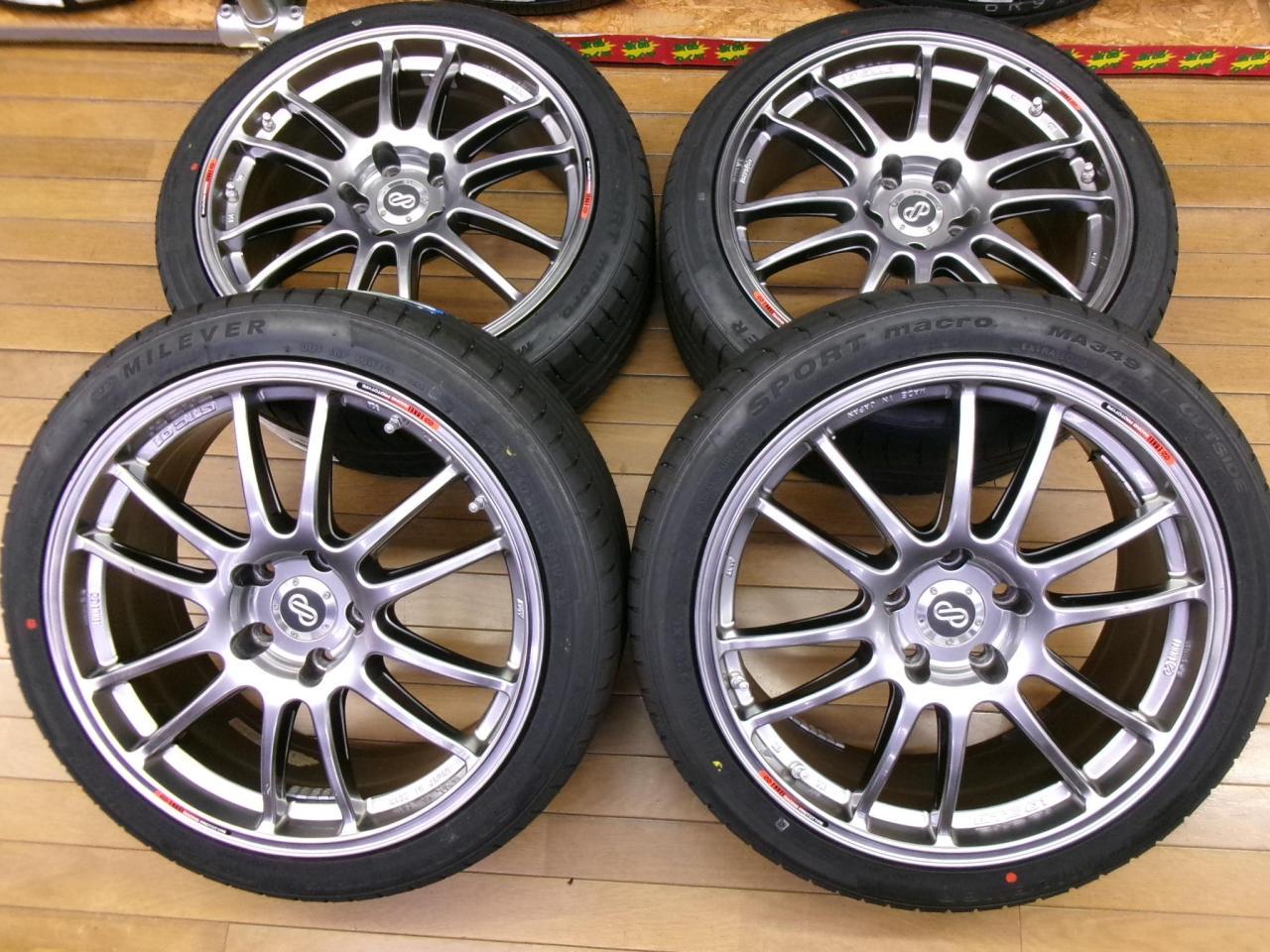 ENKEI Racing GTC01 + MILVER スポーツマクロ MA349 (W10197) | 中古品 | アップガレージ 新津店 ...