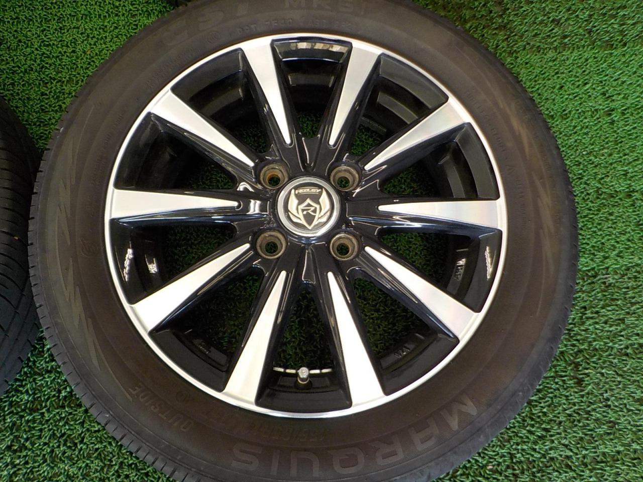 お買い得品!軽自動車に!weds RIZLEY B10 (4HOLE) + MARQUIS CST MR61 4本セット | カー用品 タイヤホイールセット 14インチタイヤホイールセットを ...