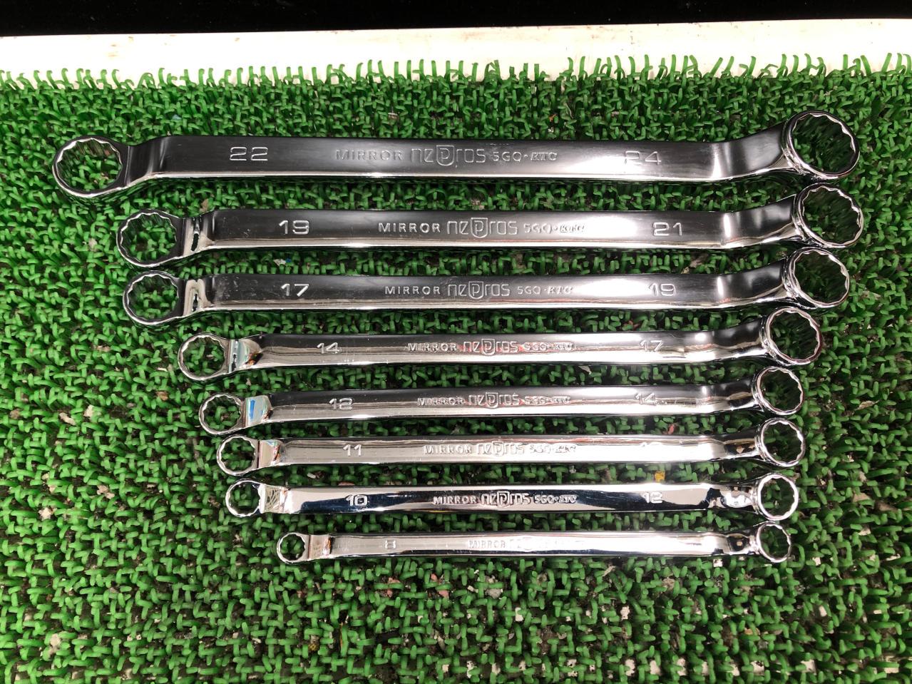 【大幅値下げしました!】 KTC ネプロス 45度 メガネレンチ8本セット NM5-810～2224 | 総合リユース 自動車整備工具 その他を通販で購入する | 中古カー＆バイク用品の販売 ...