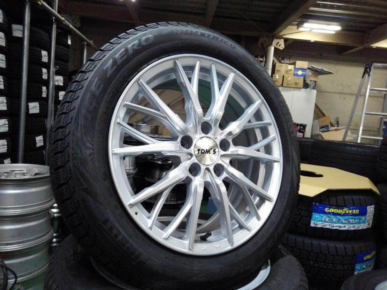 TOM’S(トムス) TH01 + PIRELLI(ピレリ) ICE ZERO ASIMMETRICO | カー用品 スタッドレスタイヤ ...