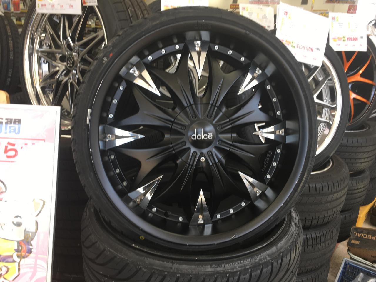【☆試着無料☆】Dolce DC20 + NANKANG NS-2 ★未使用タイヤ付き★ | カー用品 タイヤホイールセット 22インチタイヤ ...