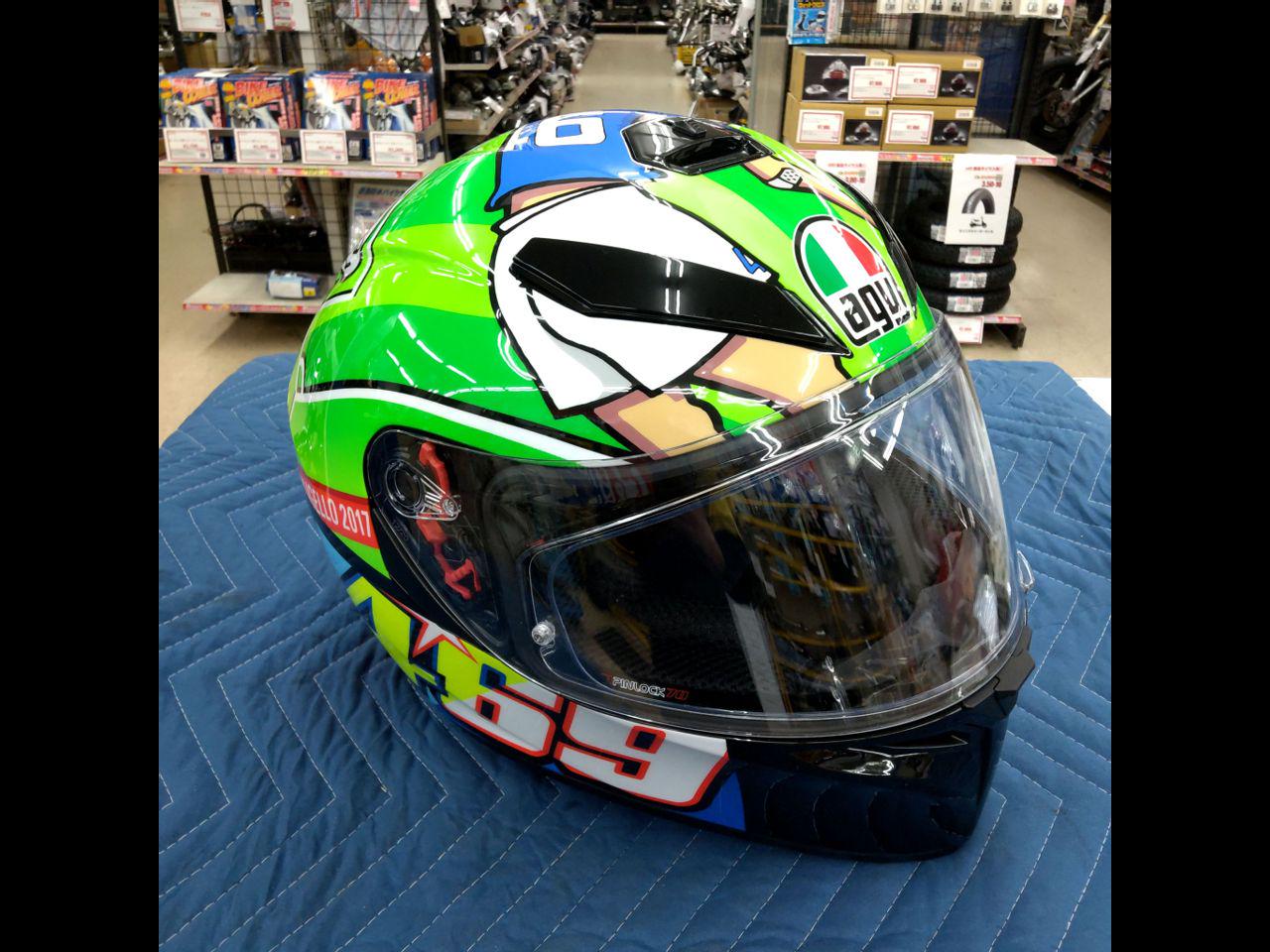 【Agv】AGV K3 SV MPLK 009 ROSSI MUGELLO 2017 フルフェイス サイズM | バイク用品 ヘルメット フルフェイス(二輪)を通販で購入する | 中古カー ...