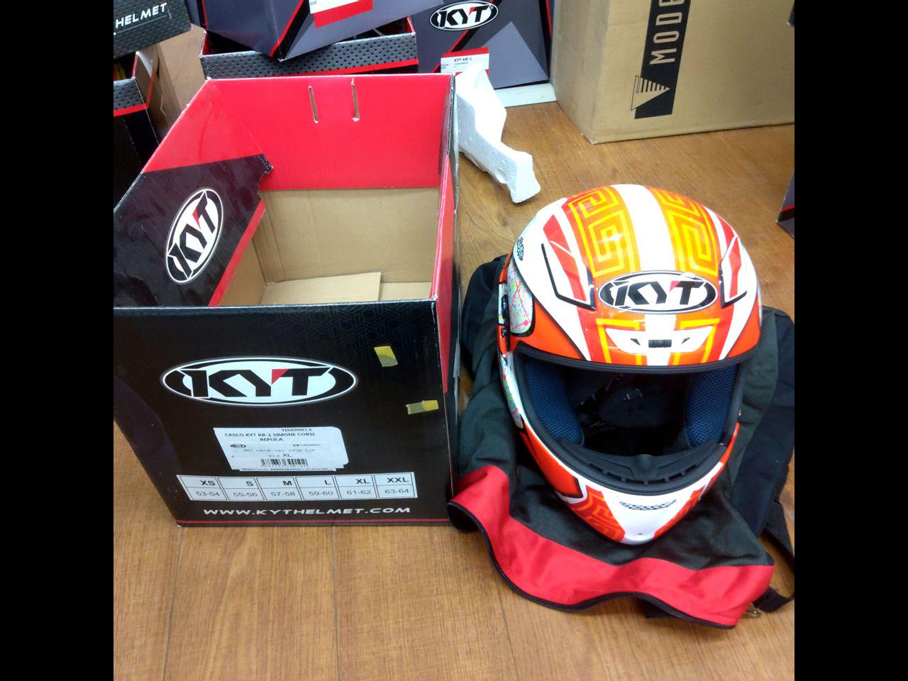 KYT KR-1 シモーネコルシ Mサイズ シールド無し | バイク用品 ヘルメット オフロードメット(二輪)を通販で購入する | 中古カー＆バイク用品の販売ならアップガレージ