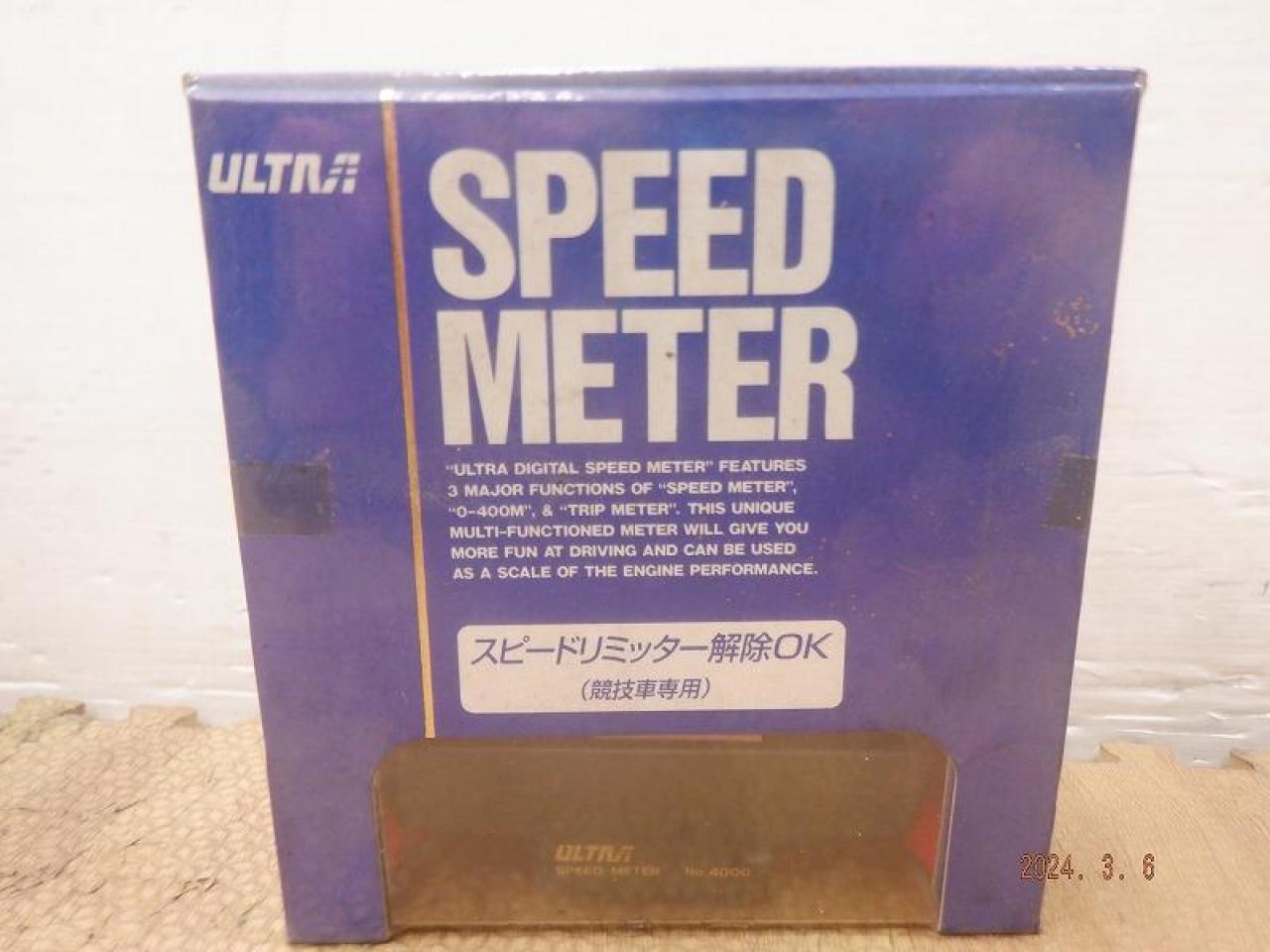 値下げしました ULTRA SPEED スピードメーター NO.4000 | 新古品 | アップガレージ 美原北インター店 | カー用品 その ...