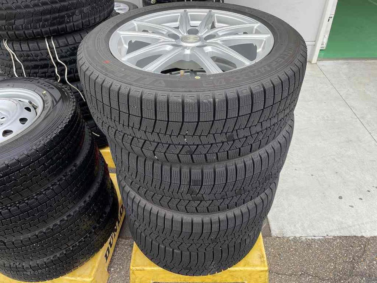 BRIDGESTONE(ブリヂストン) ECO FORME(エコフォルム) SE-20 + DUNLOP(ダンロップ) WINTERMAXX WM03 225/50R17 2022年製 4本 ...