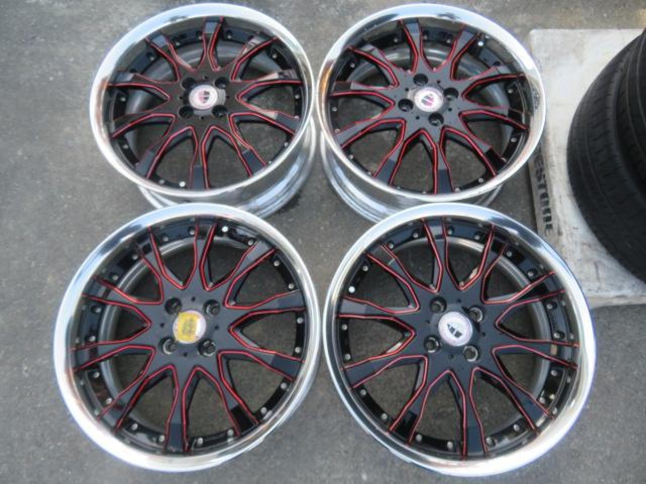 WORK SCHWERT SC2 BLACK RED LINE (Oディスク) | カー用品 アルミホイール 17インチホイールを通販で購入 ...