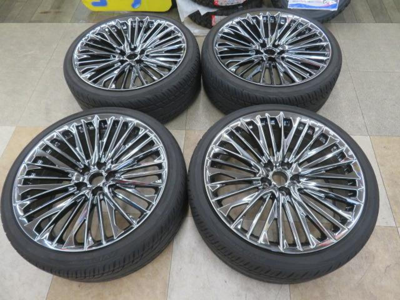 【WALD(ヴァルド)】 GENUINE LINE F001 for ALPHARD & VELLFIRE + 【YOKOHAMA】AVID ...