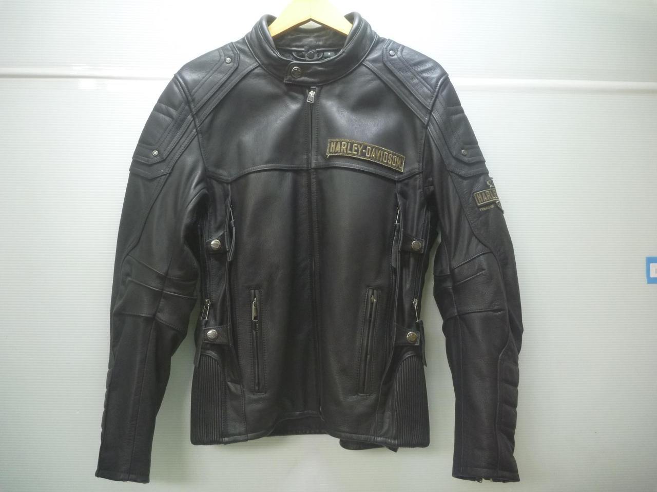 HarleyDavidson(ハーレーダビッドソン) トリプルベントシステムレザージャケット 品番:97154-17VM 【サイズ:S ...
