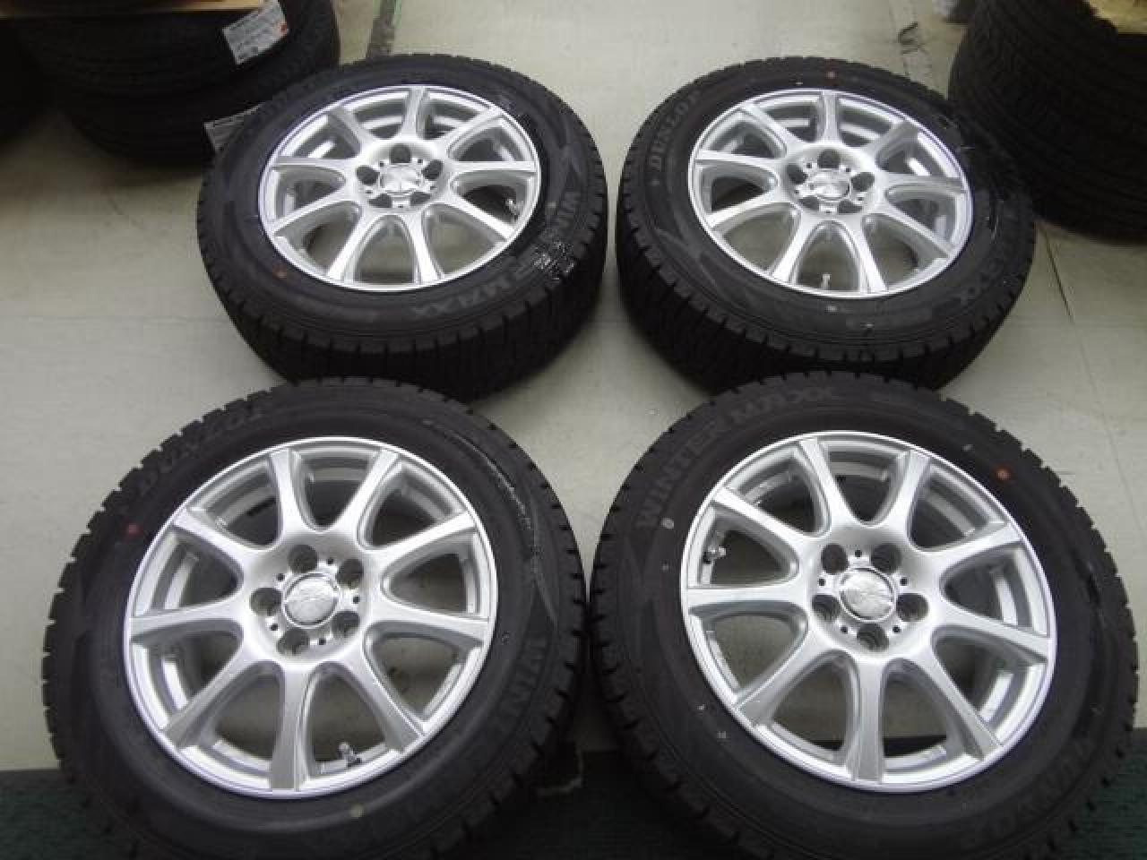 DUNLOP(ダンロップ) DUFACT DS9 + DUNLOP(ダンロップ) DUNLOP WINTERMAXX WM02 | カー用品 スタッドレスタイヤホイールセット 15インチ ...