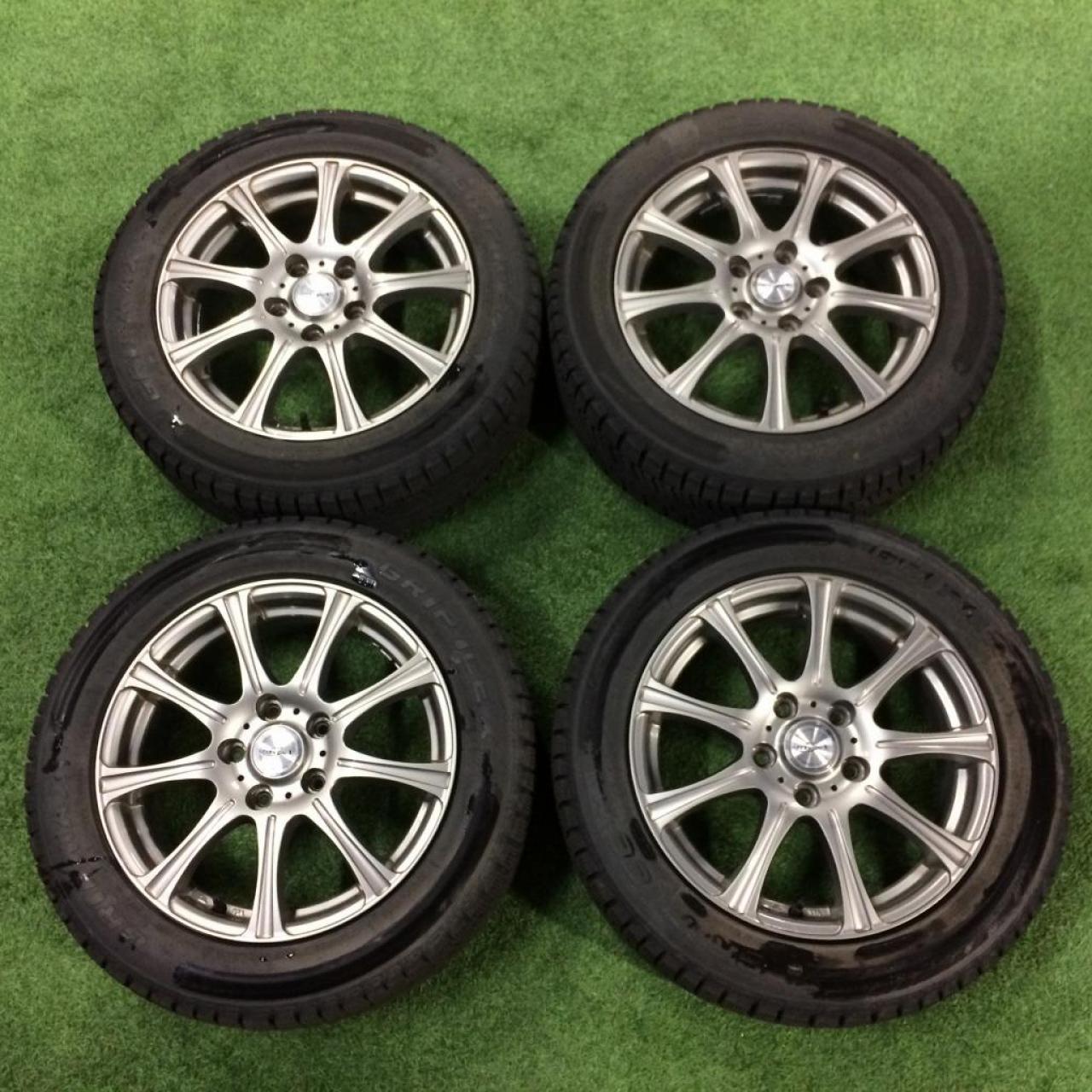 BADX D.O.S.(ディーオーエス) 9本スポークアルミホイール+GRIMAX GRIP ICEX 205/55R16 2022年製造 ...