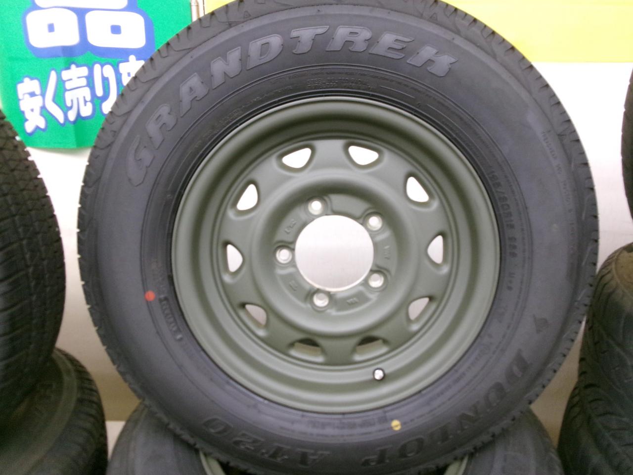 LANDFOOT SWZ + DUNLOP(ﾀﾞﾝﾛｯﾌﾟ) GRANDTREK AT20 | カー用品 タイヤホイールセット 15インチ ...