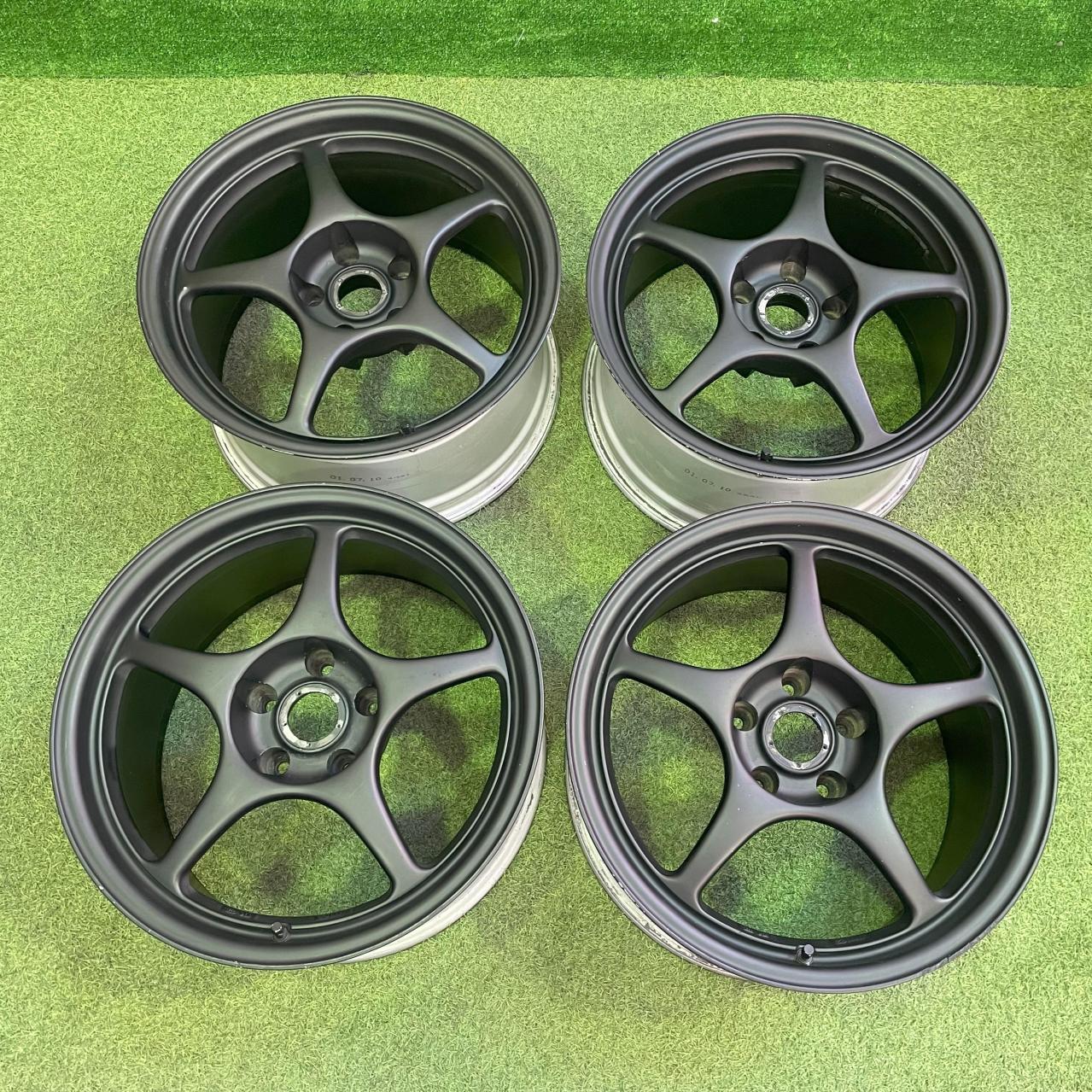 ENKEI Racing RP02 5本スポーク 自家塗装マットブラック ホイールのみ 4本セット | 中古品 | アップガレージ 群馬前橋店 ...