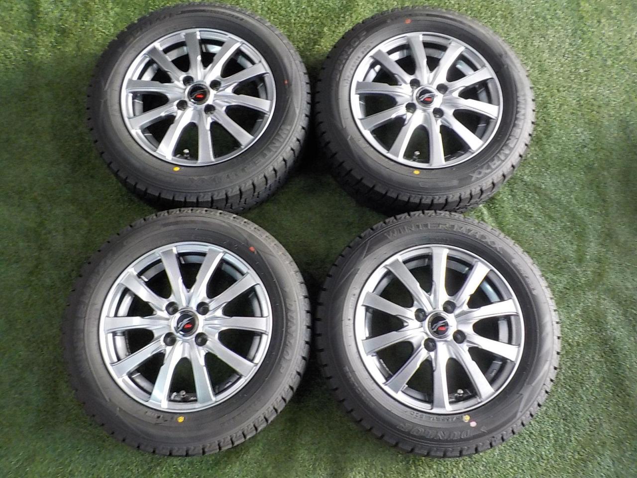 【値下しました!】FANG + DUNLOP(ダンロップ) WINTERMAXX WM02 175/65R14 2022年製 | カー用品 スタッドレスタイヤホイールセット 14インチ ...