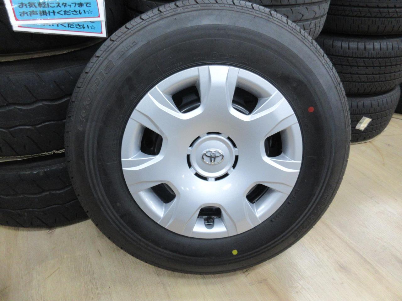 トヨタ純正(TOYOTA) ハイエース純正スチールホイール+BRIDGESTONE(ブリヂストン) ECOPIa RD613 | カー用品 ...