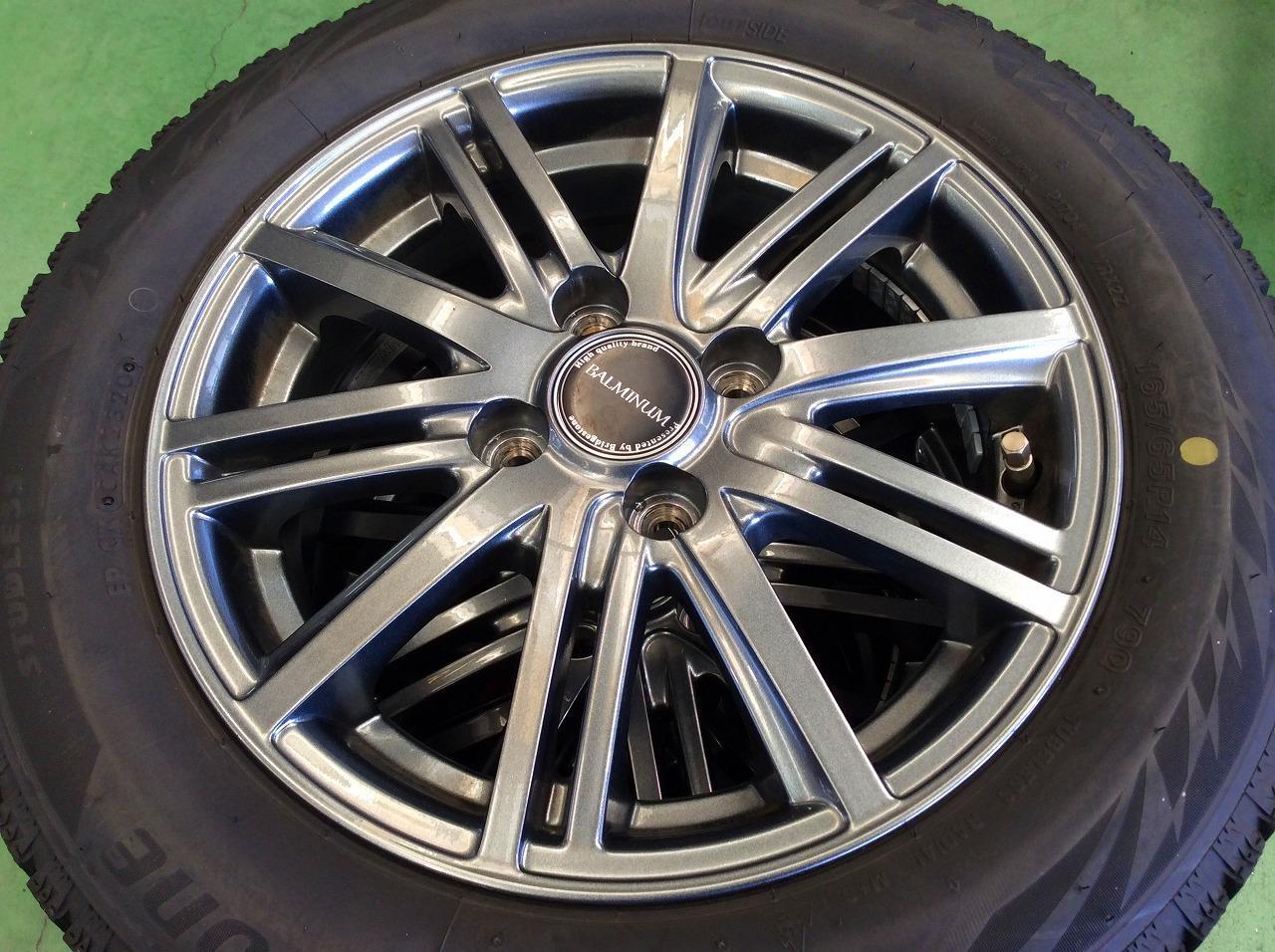 【BRIDGESTONE(ブリヂストン)】BALMINUM(バルミナ) BR10+【BRIDGESTONE】BLIZZAK VRX2 165 ...