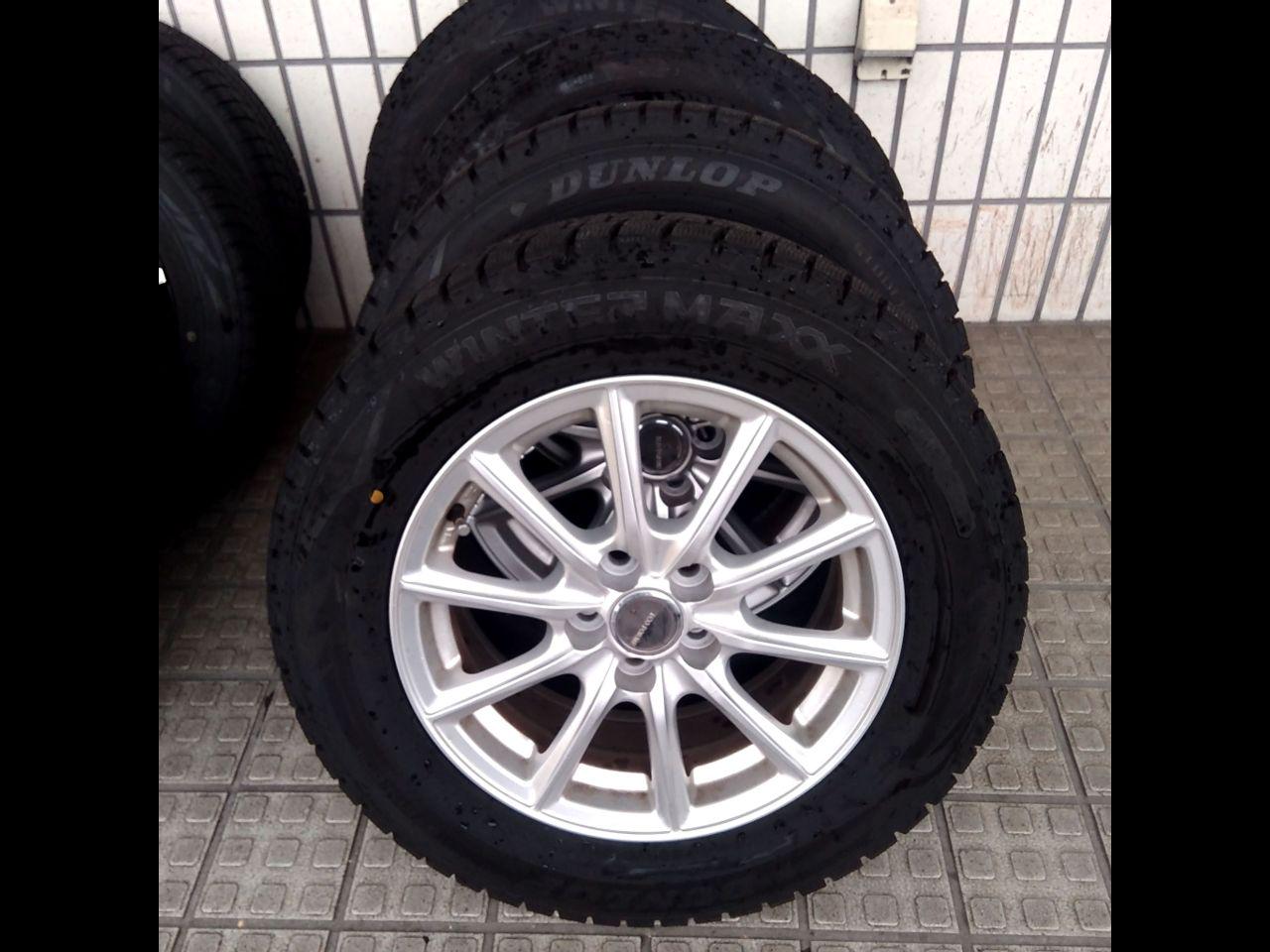 【BRIDGESTONE(ブリヂストン)】ECO FORME(エコフォルム) +【DUNLOP】WINTERMAXX WM02 | カー用品 スタッドレスタイヤホイールセット 15インチ ...