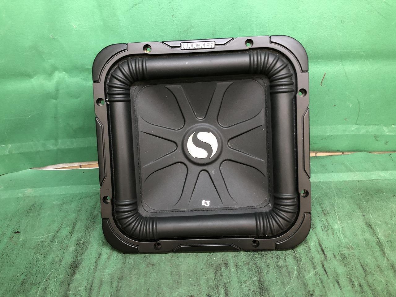 【値下げ!!】KICKER(キッカー)[SOLO-BARIC L3]No,6.611.604 サブウーファー 12インチ スクエアタイプ1発 ...