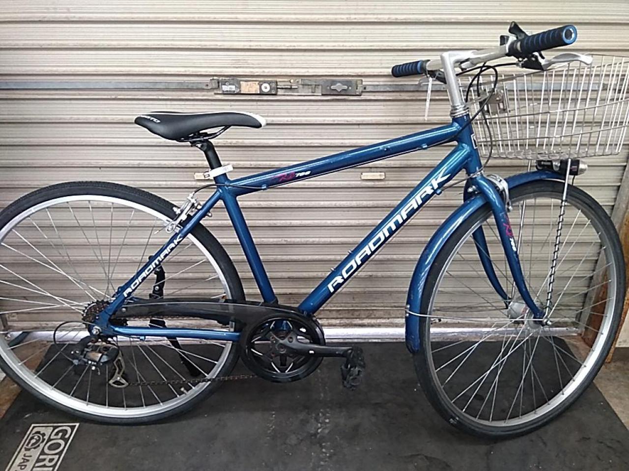 【わけあり現状販売】 ダイニチ ROADMARK(ロードマーク) RB700 外装7段変速クロスバイク ブルー ※状態良くない為現状販売 ...