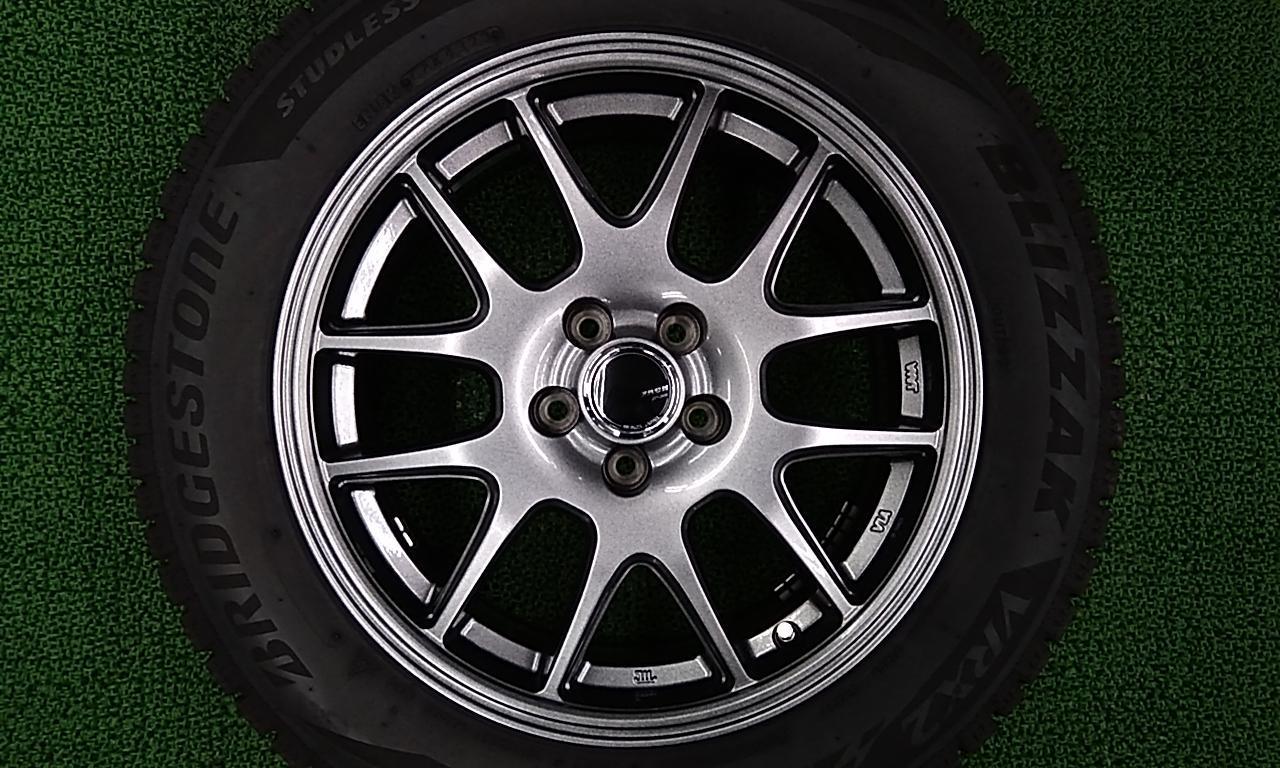 JAPAN SANYO(ジャパン三陽) ZACK JP-205 + BRIDGESTONE BLIZZAK VRX2 | カー用品 スタッドレスタイヤホイールセット 16インチスタッドレス ...