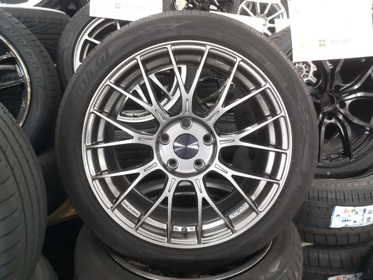 ☆値下げしました☆ENKEI PerformanceLine PFM1 + YOKOHAMA BluEarth-GT AE51 | カー用品 タイヤホイールセット 18インチタイヤホイール ...