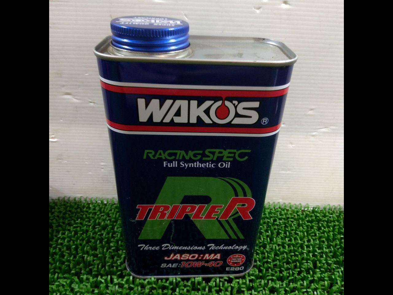WAKO’S TRIPLE R レーシングスペックエンジンオイル 10W-40 | カー用品 ケミカル用品 オイル(各種)を通販で購入する | 中古カー＆バイク用品の販売ならアップガレージ