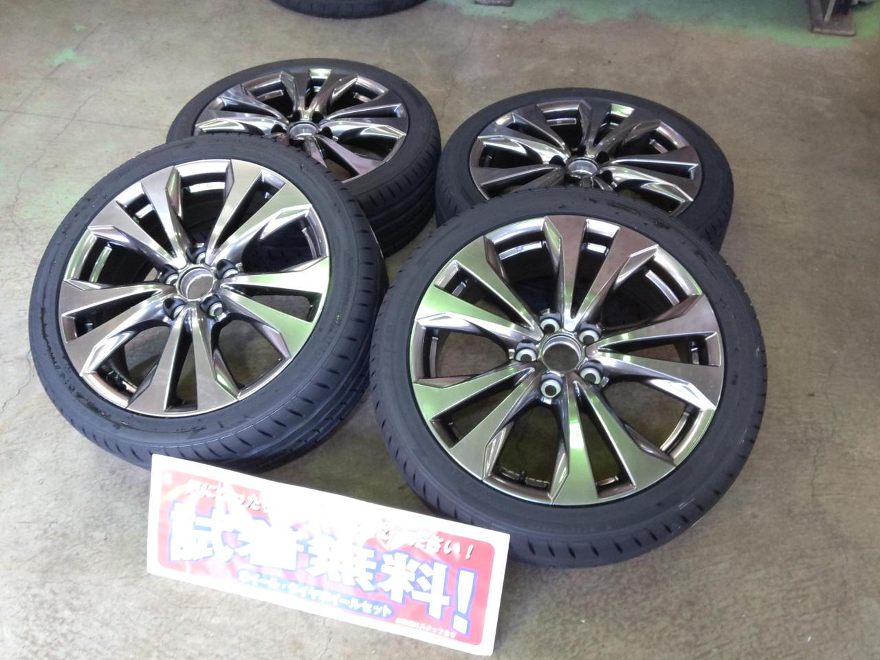 【ノアヴォク流用サイズ!】LEXUS UX F-SPORT純正アルミホイール+Lauffen FIT EQ LK03 | カー用品 タイヤ ...