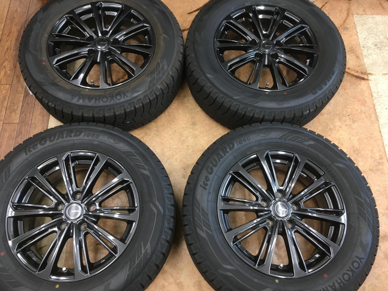 YOKOHAMA YFC MILLOUS DF + YOKOHAMA iceGUARD iG60 | カー用品 スタッドレスタイヤホイールセット 16インチスタッドレスタイヤホイールセットを ...