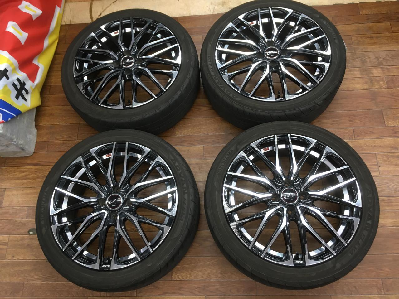 weds(ウェッズ) LEONIS(レオニス) SK PBMC + YOKOHAMA(ヨコハマ) ADVAN FLEVA V701 | カー用品 タイヤホイールセット 17インチタイヤホイール ...