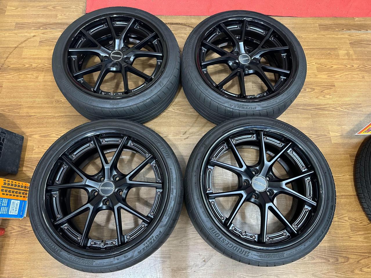 【倉庫】 weds MAVERICK 905S+BRIDGESTONE POTENZA S007A | カー用品 タイヤホイールセット 19 ...