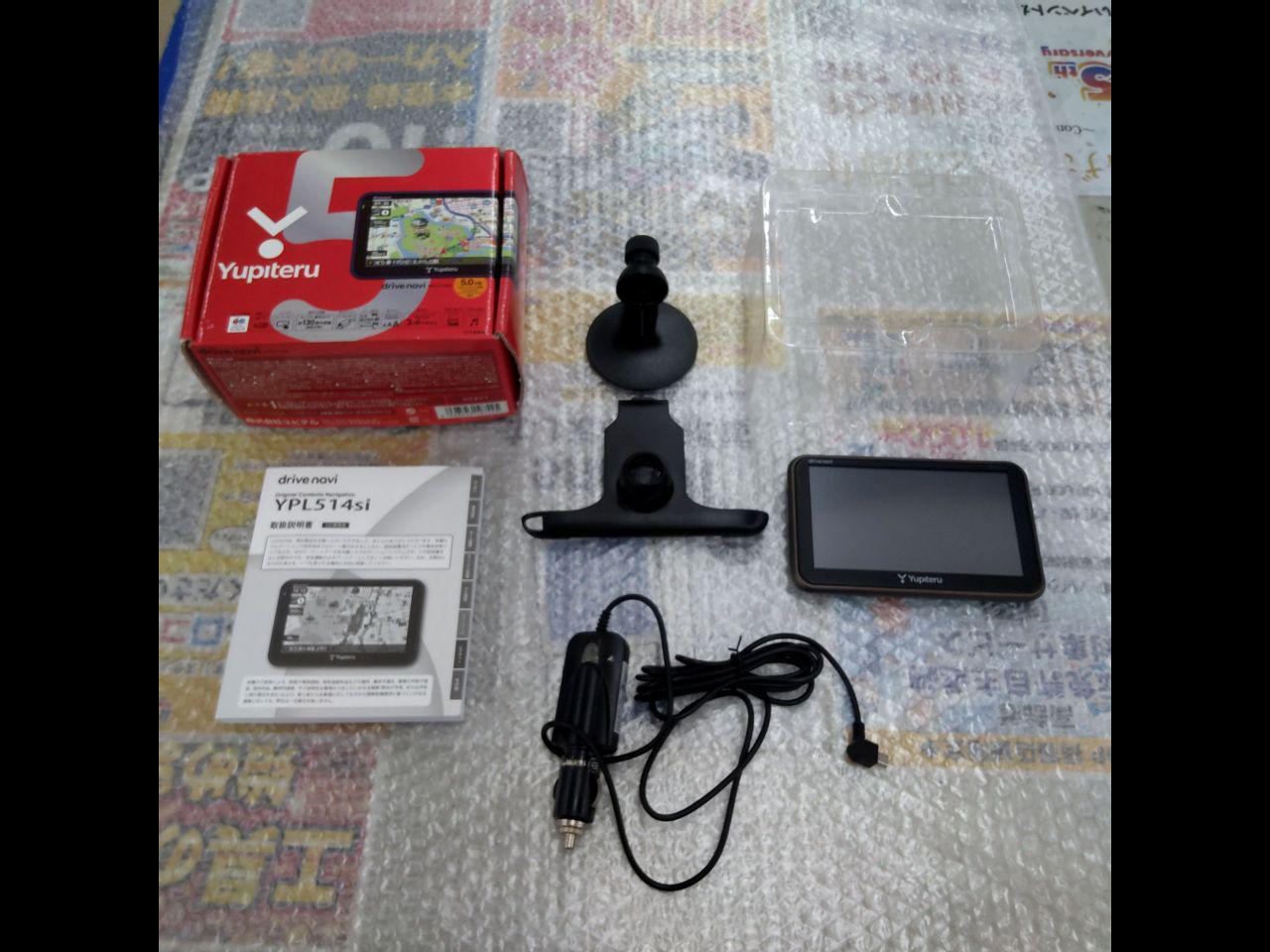 【YUPITERU】ドライブナビ YPL514si 汎用 | バイク用品 電装品 その他電装品(二輪)を通販で購入する | 中古カー＆バイク用品の販売ならアップガレージ